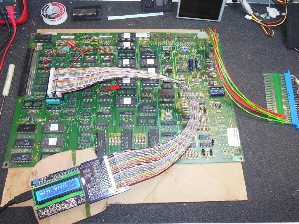 T11 on Super Sprint, CPU only